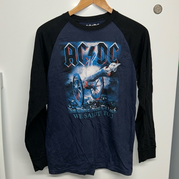 AC/DC | Shirts | Ac Dc For Those About To Rock We Salute You Twotoned ...